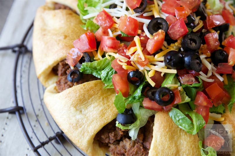 The Pampered Chef Taco Ring - Tried and Tasty